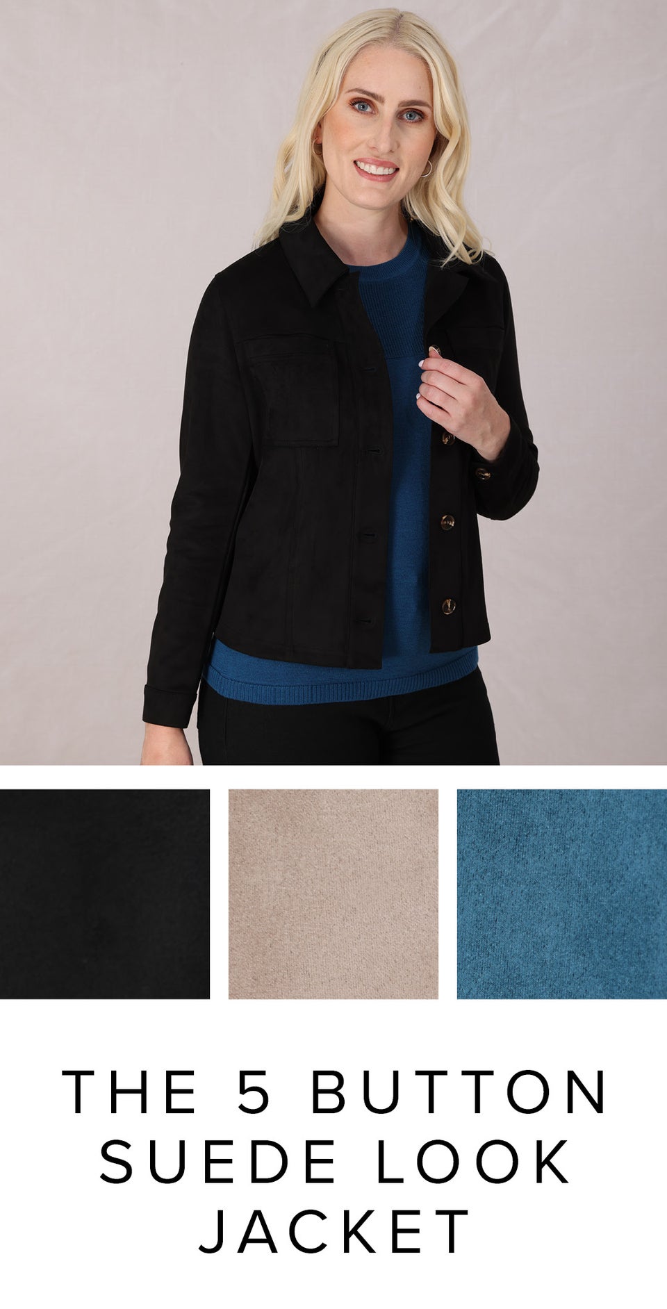 The Feeling of Luxury... Suede Look Jackets