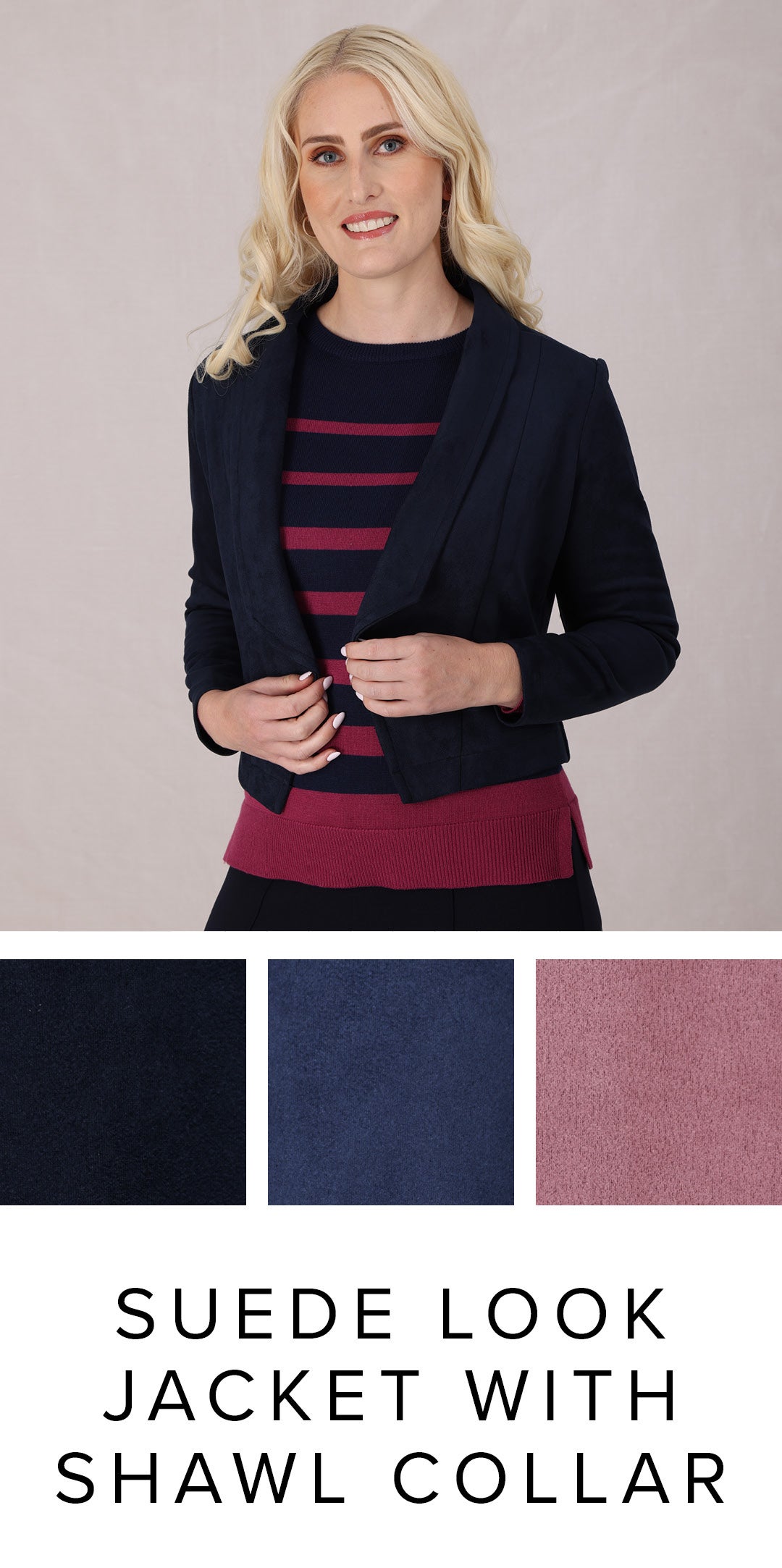 The Feeling of Luxury... Suede Look Jackets
