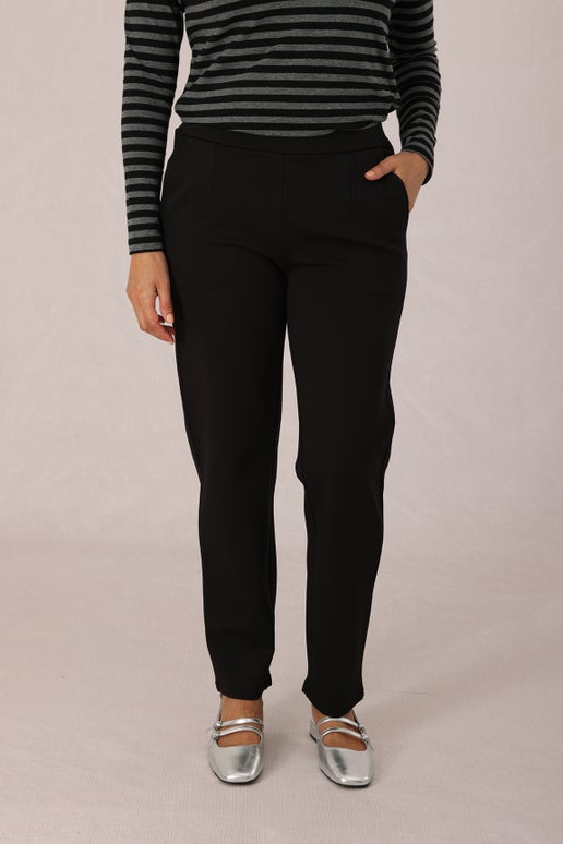 Ponti Extra Short Pant in Black | Caroline Eve