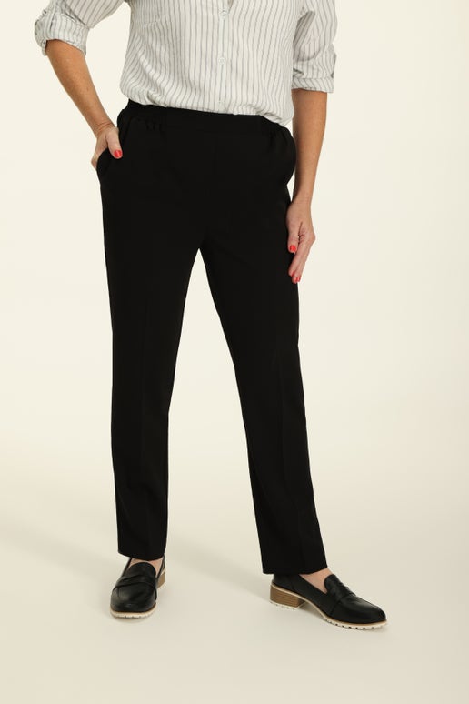 Two Way Stretch Extra Short Pant in Black | Caroline Eve