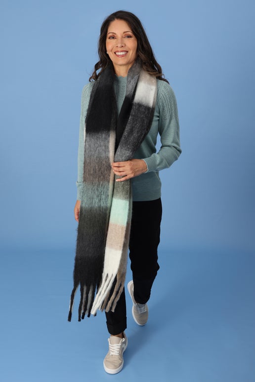 Winter Scarf in Natural | Caroline Eve