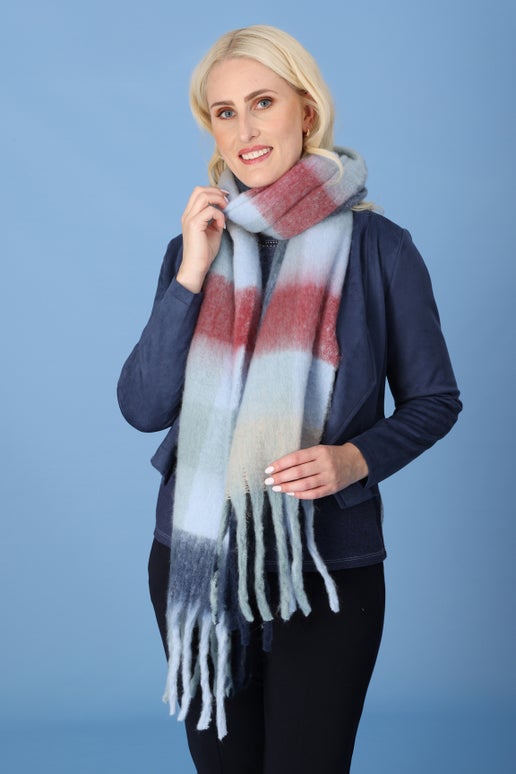 Winter Scarf in Blue | Caroline Eve