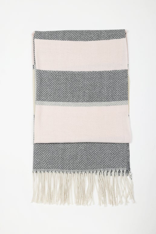 Winter Scarf in Pink | Caroline Eve