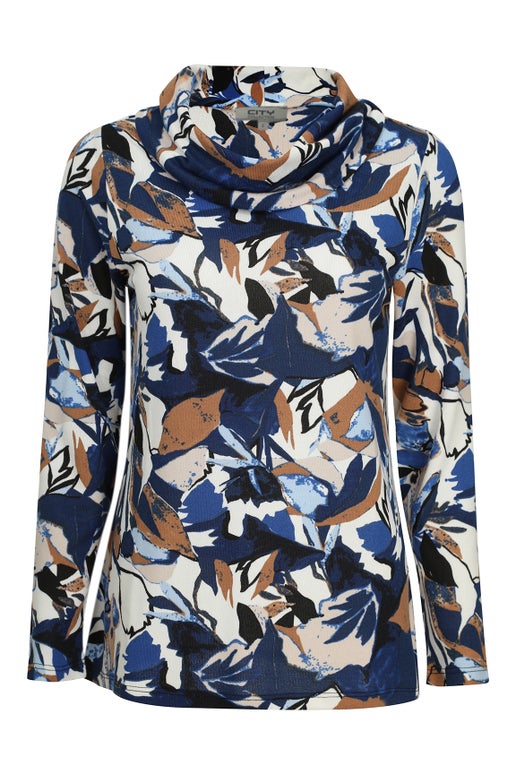 Warm Touch Top in Blue | Caroline Eve